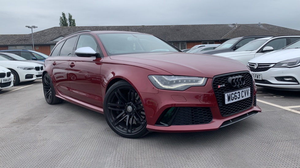 Audi RS6 Customised paint Red Automatic Auction | DealerPX