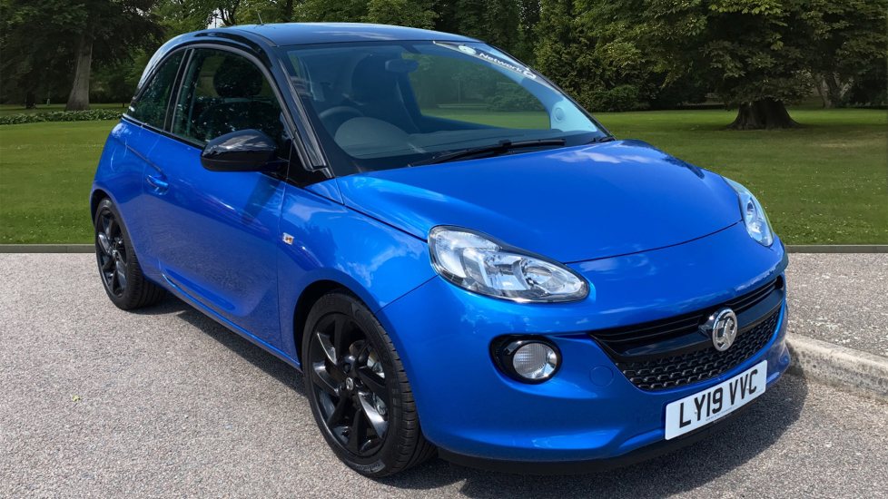Used Vauxhall ADAM Hatchback 1.2i ENERGISED 3dr Manual Blue LY19VVC ...