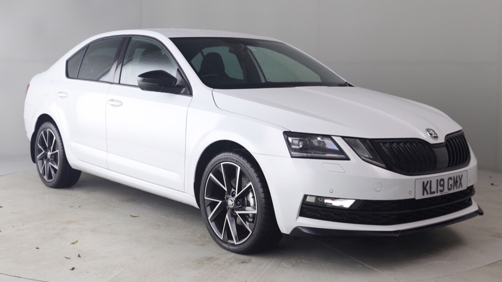 Skoda OCTAVIA HATCHBACK 2.0 TDI SPORTLINE £18,295 Cardiff White Dove ...