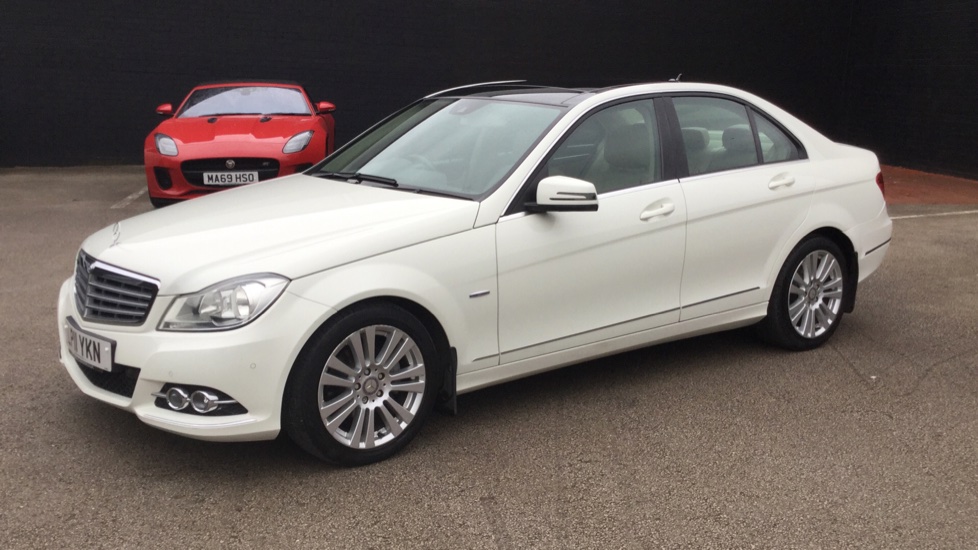 Mercedes C-Class White Automatic Auction | DealerPX