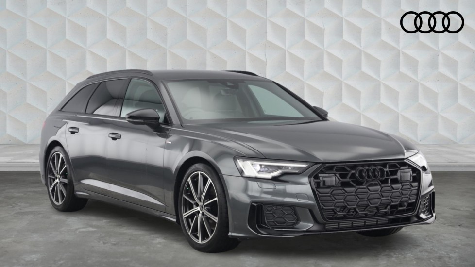 New 2025 Audi A6 Avant Black Edition 40 TFSI 204 PS S tronic 45 565 miles Daytona grey pearl effect Mon Motors