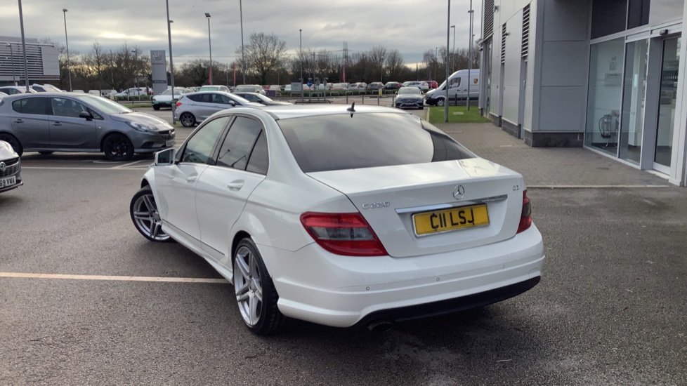 Mercedes C-Class White Automatic Auction | DealerPX