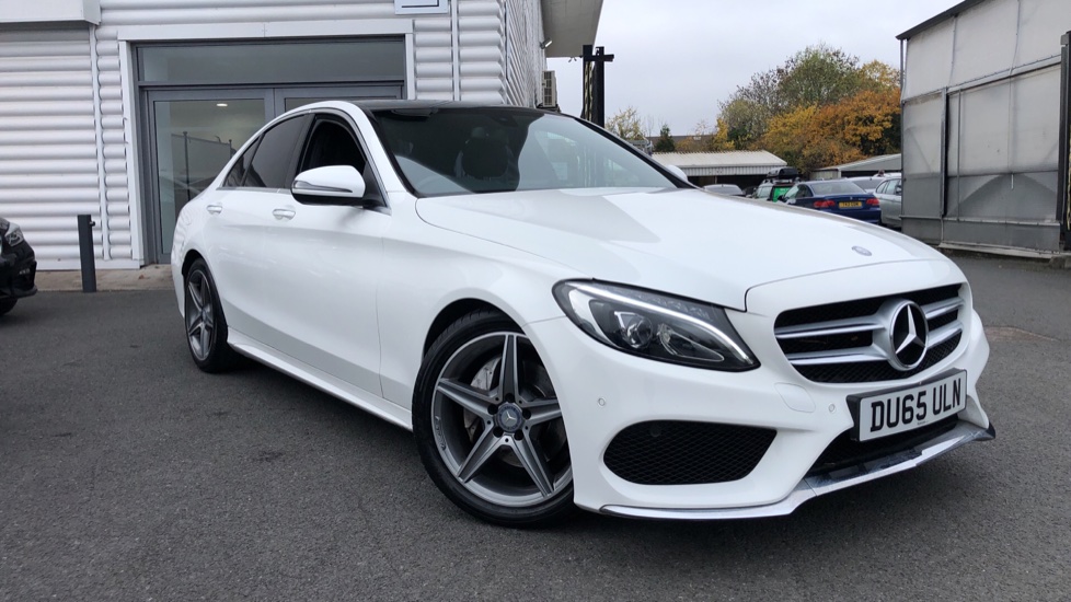 Mercedes C-Class White Automatic Auction | DealerPX