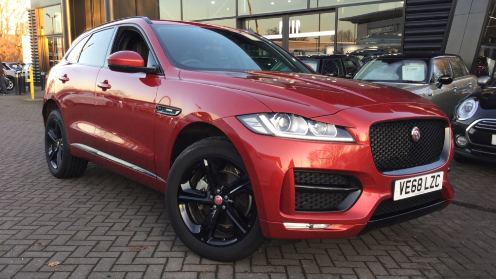 Jaguar F-pace Red Automatic Auction | DealerPX