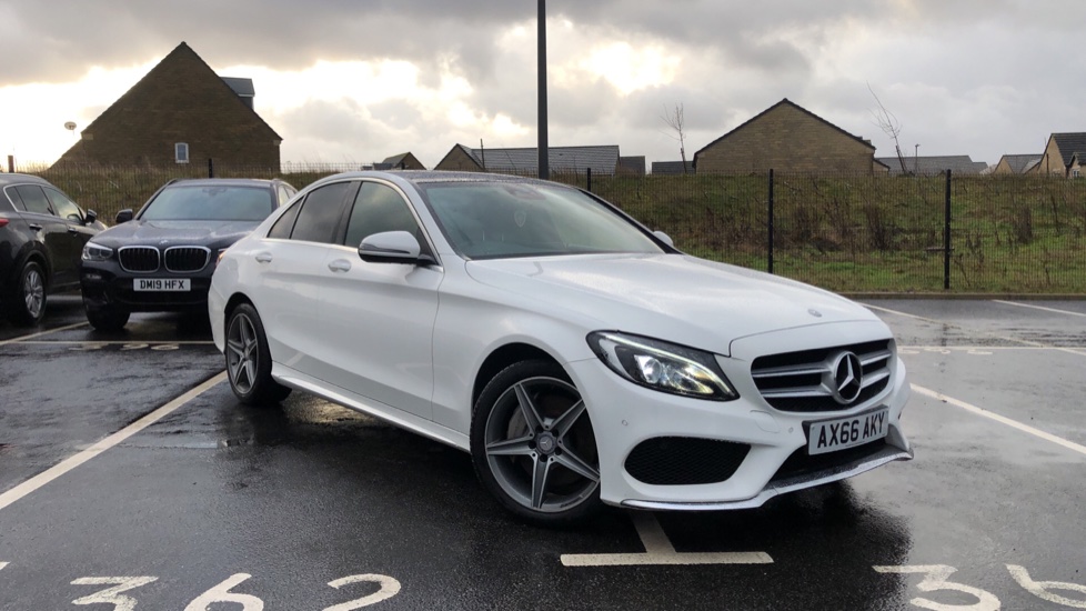 Mercedes C-class White Automatic Auction | DealerPX