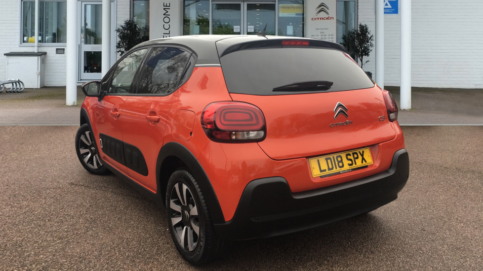 Used Citroen C3 Hatchback 1.2 PureTech Flair 5dr Manual Orange LD18SPX ...
