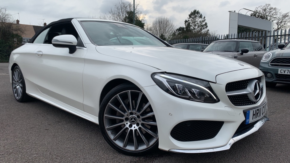 Mercedes C-Class White Automatic Auction | DealerPX