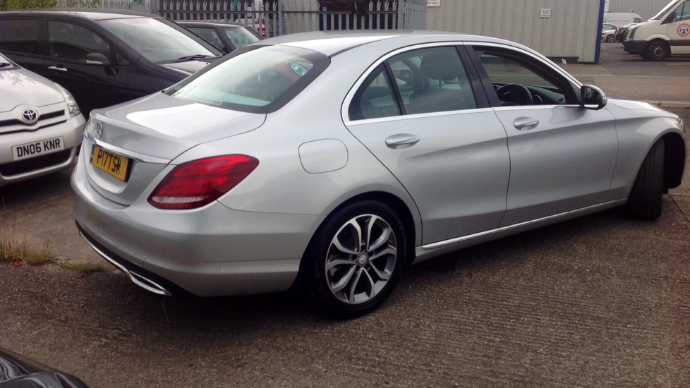 Mercedes C-class Silver Automatic Auction | DealerPX